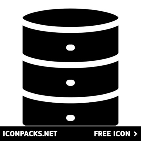 Free Black Database Server Svg Png Icon Symbol Download Image