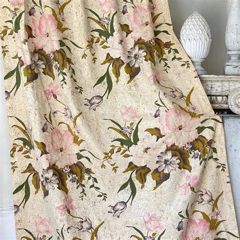 Floral Curtains Etsy