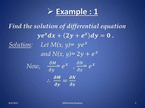 Exact And Non Differential Equation Pptx