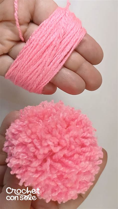 Cómo Hacer Pompones Con La Mano Pompones De Lana Pompones Como Hacer Pompones