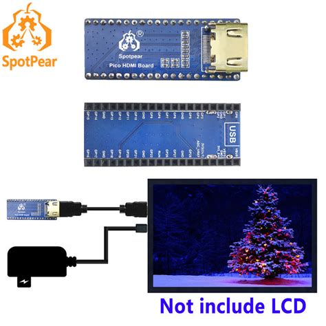 Raspberry Pi Pico HDMI Compatible Expansion Display Board DVI Display Shopee Singapore