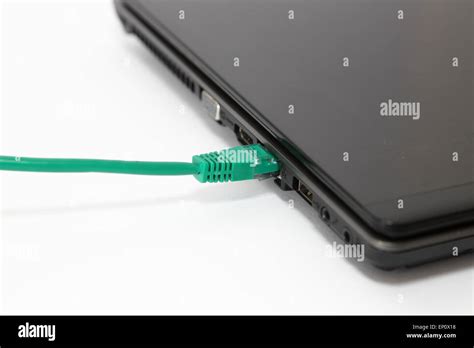 Different Types Of Connections Available On A Computer Stock Photo Alamy