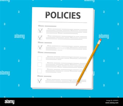 Compliance Policy Legal Document With Checklist Of Business Company