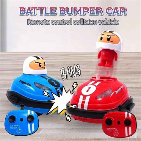 Remote Controlled Bumper Car Battle Set 2 Cars 2 Remotes Paklubicom