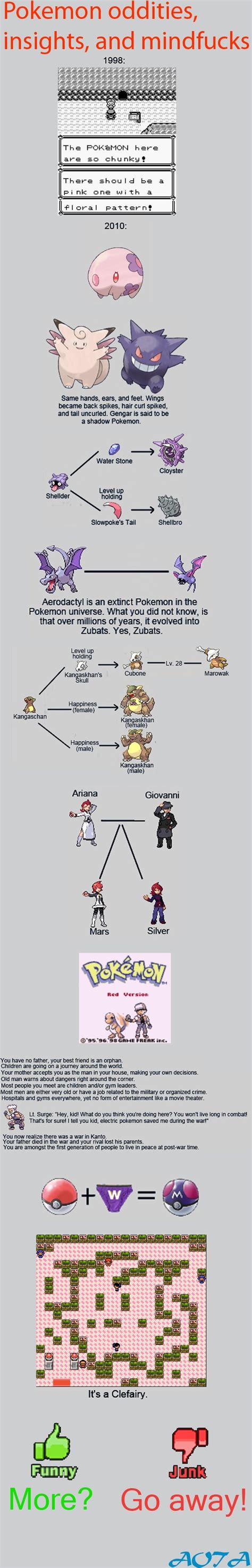 Pokemon Oddities Insights And Mindfucks 1998 2010 Same Hands Ears And Feet Wings Became