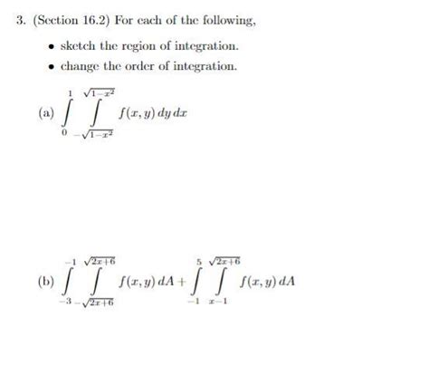 Solved 3 Section 16 2 For Each Of The Following Sketch