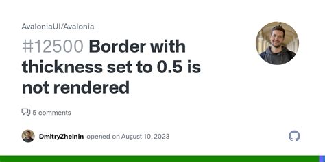 border with thickness set to 0 5 is not rendered · issue 12500