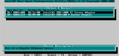 Configuration Intel® Boot Agent User Guide