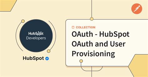 Oauth Hubspot Oauth And User Provisioning Documentation Postman