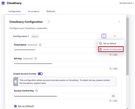 Cloudinary App Installation Guide Contentstack