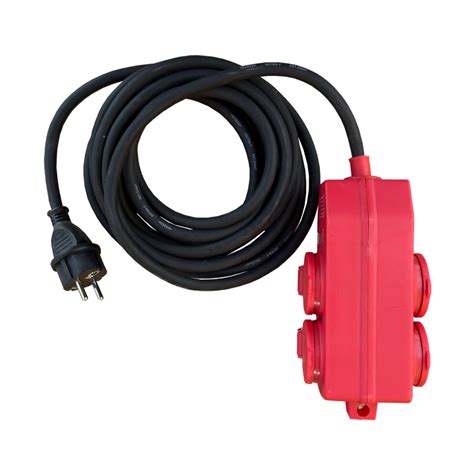 Verlengkabel V Met Contactstop En Voudige Hangkoppeling