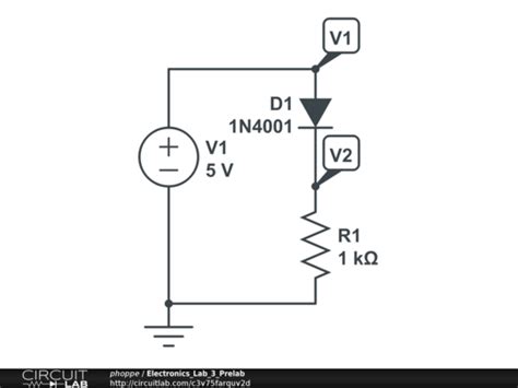 electronics lab 3 prelab circuitlab