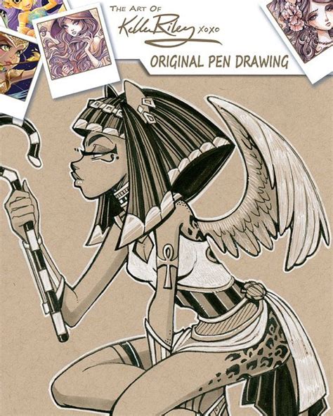 Sphinx ORIGINAL Pen Drawing Etsy Pen Drawing Drawings Sphinx