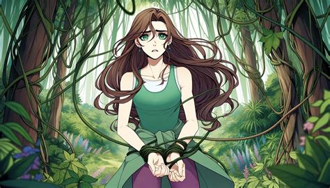 Woman Captured With Vines By A Fonok On Deviantart