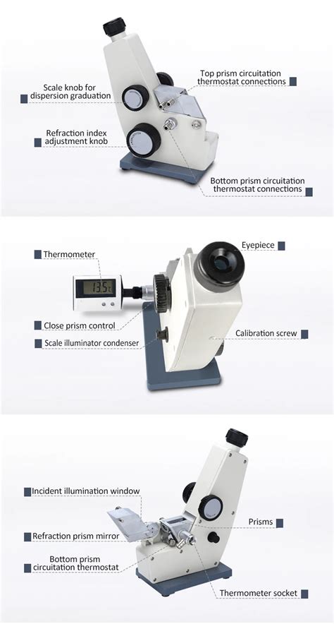 Abbe Refractometer Precision Digital Brix Measurement