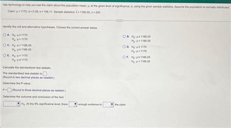 solved use technology to help you test the daim about the
