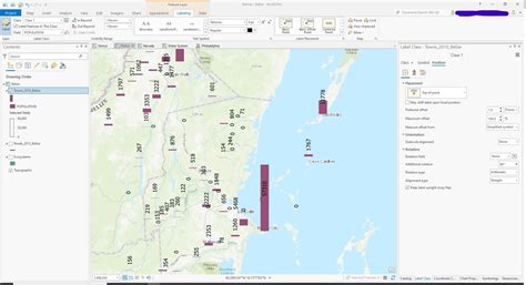 label bar chart map symbology esri community