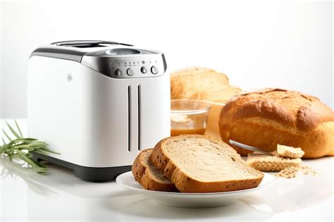Premium Photo Isolated Electric Bread Maker On White Background