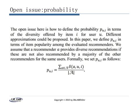 Diversity And Novelty For Recommendation System