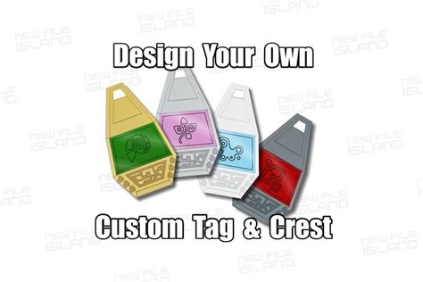 Custom Digimon Tag And Crest Etsy