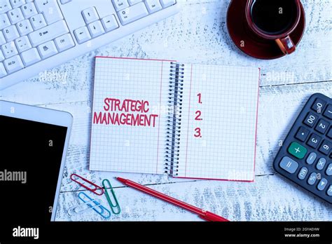 Handwriting Text Strategic Management Internet Concept Formulation And