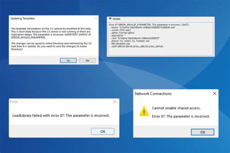 Fix Errorinvalidparameter 87 0x57