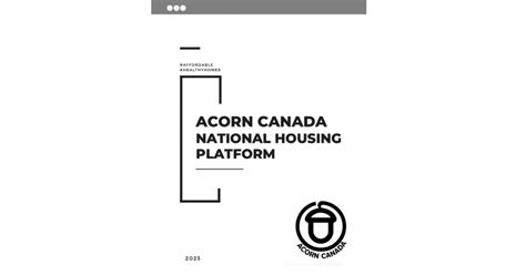 Acorn National Housing Platform 2023 Acorn Canada