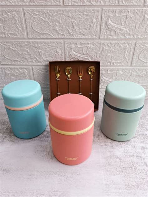 ظرف غذا استیل کودک برند Pinkah Tezt