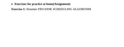solved exercises for practice at home assignment exercise