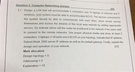 solved question 3 computer networking designs 3 1 design a