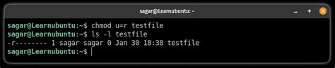 use the chmod command on ubuntu