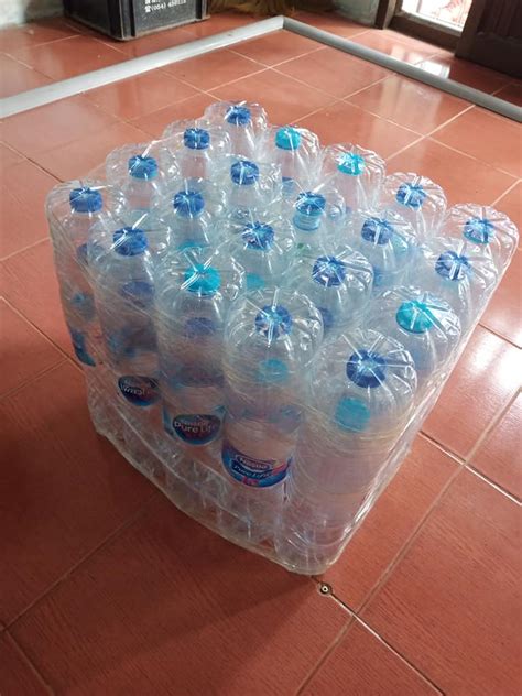 การทำเก้าอี้จากขวดน้ำพลาสติก Diy จากขวดน้ำพลาสติก