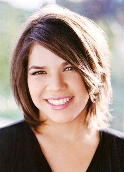 Short Curly Haircuts For Chubby Faces