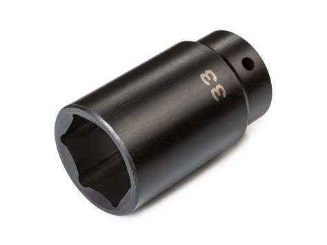 12 Inch Drive X 33 Mm Deep 6 Point Impact Socket Tekton Sid23133