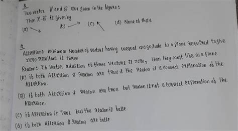 Assestion Minimum Number Of Vectors Having Unequal Magnitude In A Plane