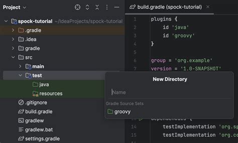 Getting Started With Spock Intellij Idea Documentation