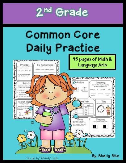 Click On Preview For FREE Sample Pages Of Review Sheets For Nd Grade Great For Morning Work Or