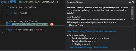 Razor Entity Framework Core Cannot Insert Explicit Value For
