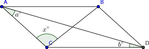 Geometry Finding Angles In A Parallelogram Without Trigonometry Mathematics Stack Exchange