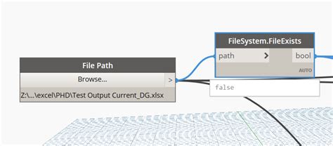 File Exists Not Updating Python Dynamo