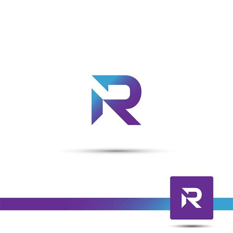 Premium Vector Letter R Illustration Gradient Colorful Style
