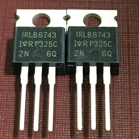 1 ชิ้น ชิ้นส่วนอิเล็กทรอนิกส์ Irlb8743 คลังสินค้าพร้อม To 220 30v 78a Mos Field Effect Tube