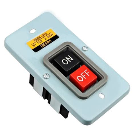 Interruptor De Boton De 15a Con Enclave De Encendido Y Apagado 3p Tbss Interruptor De Boton De 15a Con Enclave De Encendido Y Apagado 3p Tbss