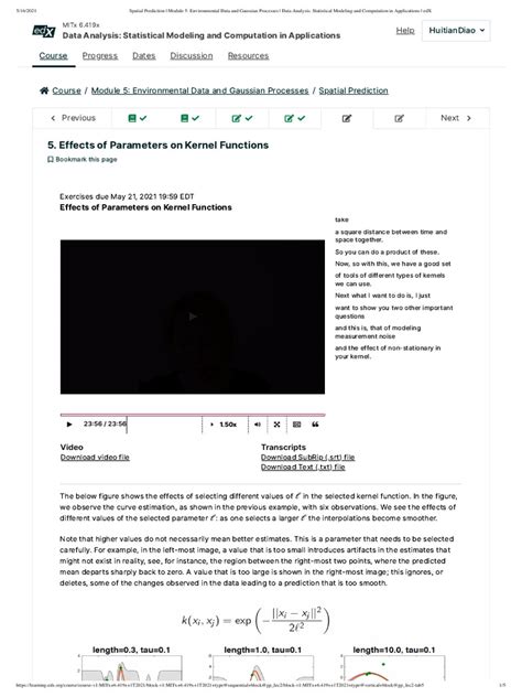 52 5spatialenvironmentaldatagaussianprocesses Pdf Applied Mathematics Statistical Theory