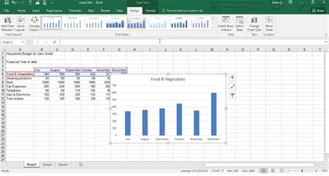 Admnexc305201 Excel Training Learn To Create A Basic Chart Showezy Excel And Xero Short