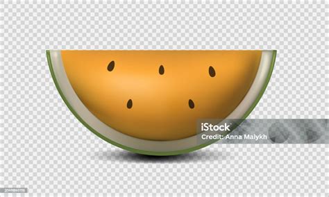 3d 벡터 노란색 수박입니다 귀여운 트로피컬 프루츠 프린트 여름 세일 클립 아트 신선한 과일 3d 벡터 수박 아이콘 절연 통하고