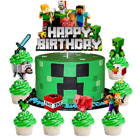 Minecraft Party Ideas Cake