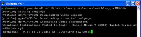 Downloading Youtube Videos To Your Raspberry Pi Uk