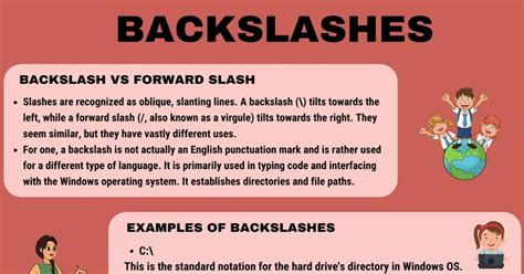 Backslash Why Does Windows Use Backslashes For Directories ESL
