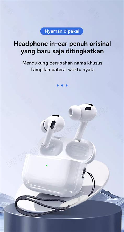 Jual HOTKIVEE Headset Bluetooth TWS Earphone Iphone Noise Cancelling Waterproof AirPods 5th